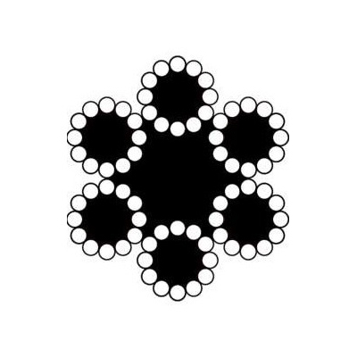 Канат (трос) стальной оцинкованный ISO 2408 купить оптом, в розницу ...